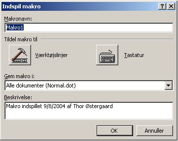 Word VBA kursus - Introduktion til VBA - Makro vs. VBA